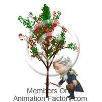 George Washington chopping down cherry tree #58696 | Animation Factory