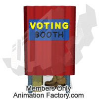 Voting booth #59319 | Animation Factory