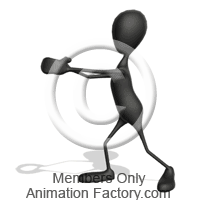 Angry stick man choking #59259 | Animation Factory
