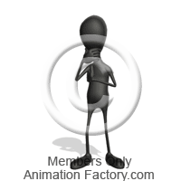 Stick man thinking of idea #59255 | Animation Factory